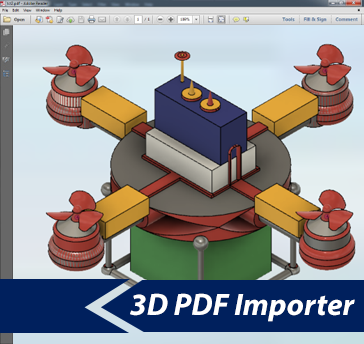 Simlab 3D Plugins - 3D PDF importer for 3ds Max