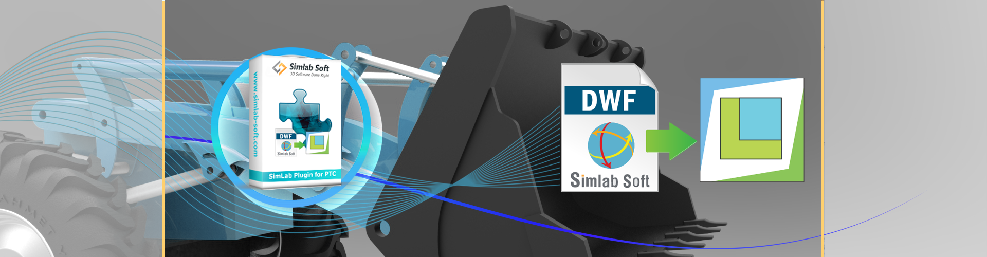 Simlab 3D Plugins - DWF importer for Creo
