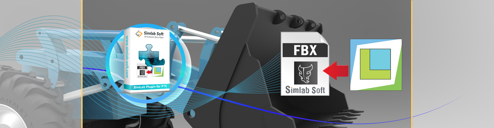 Simlab 3D Plugins - FBX exporter for Creo