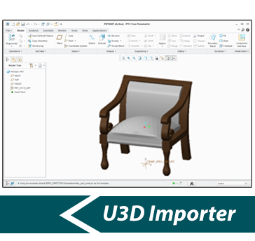 Simlab 3D Plugins - U3D importer for Creo