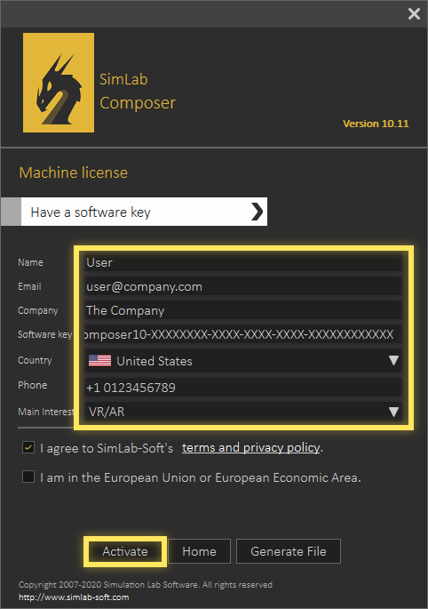 SimLab Soft - SimLab Licensing