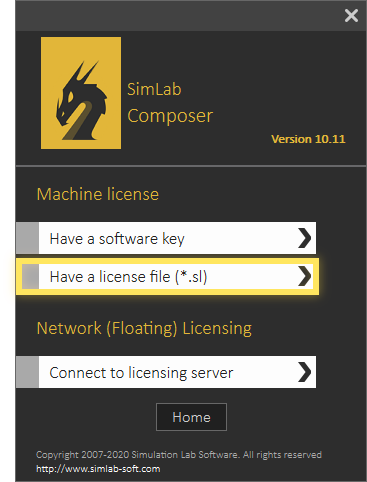 SimLab Soft - SimLab Licensing