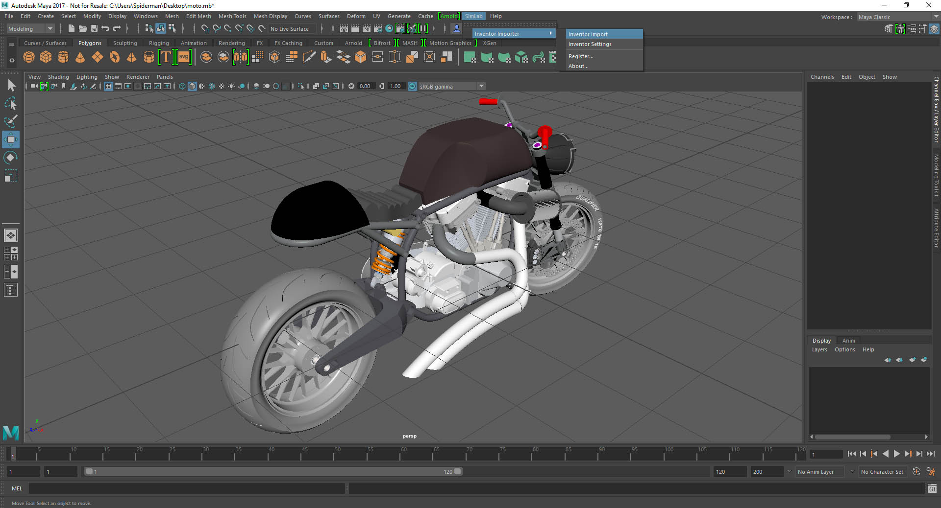 Simlab 3D Plugins Inventor Importer For Maya