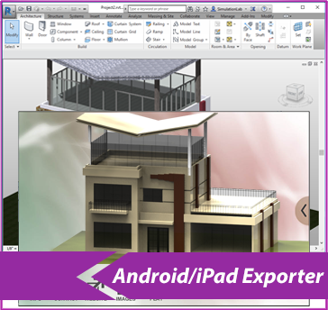Simlab 3D Plugins - Android / ipad exporter for Revit