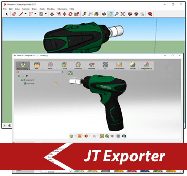 Simlab 3D Plugins - JT exporter for SketchUp