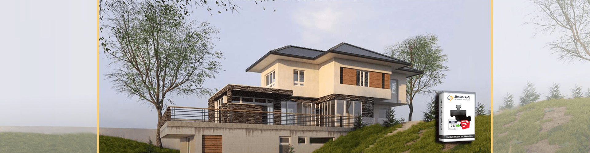 Simlab 3D Plugins - OBJ importer for SketchUp