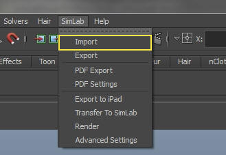 Simlab 3D Plugins - Solidworks importer for Maya