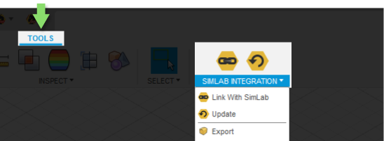 Simlab 3D Products - Simlab Composer Integration with Fusion 360