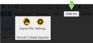 Simlab 3D Plugins - Collada exporter for Revit