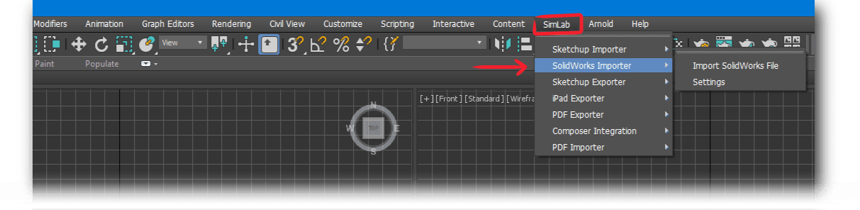 Simlab 3D Plugins - SolidWorks importer for 3ds Max