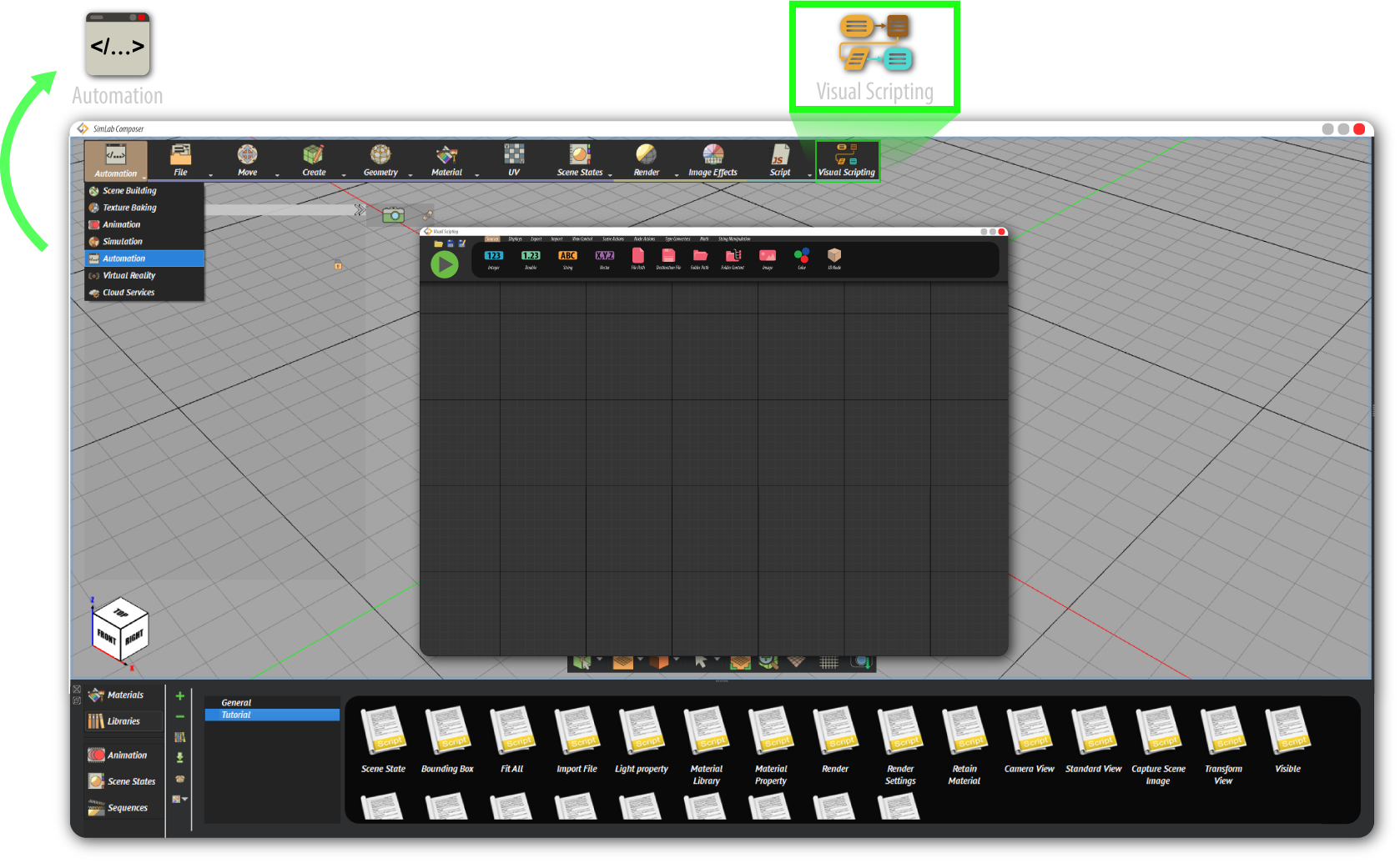 Simlab 3D Products - Visual Scripting
