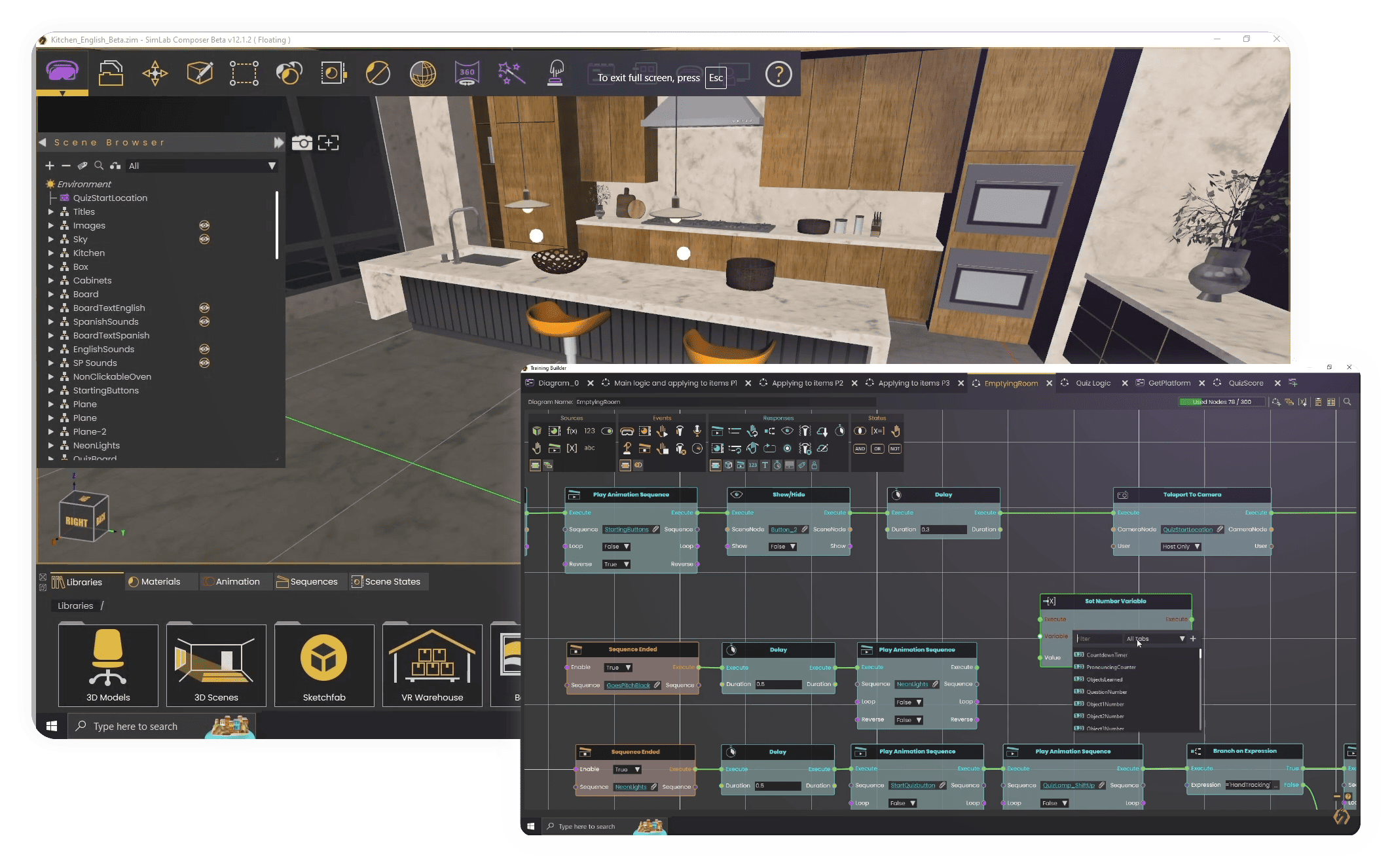 Simlab 3D Products - What is New in Simlab VR Studio